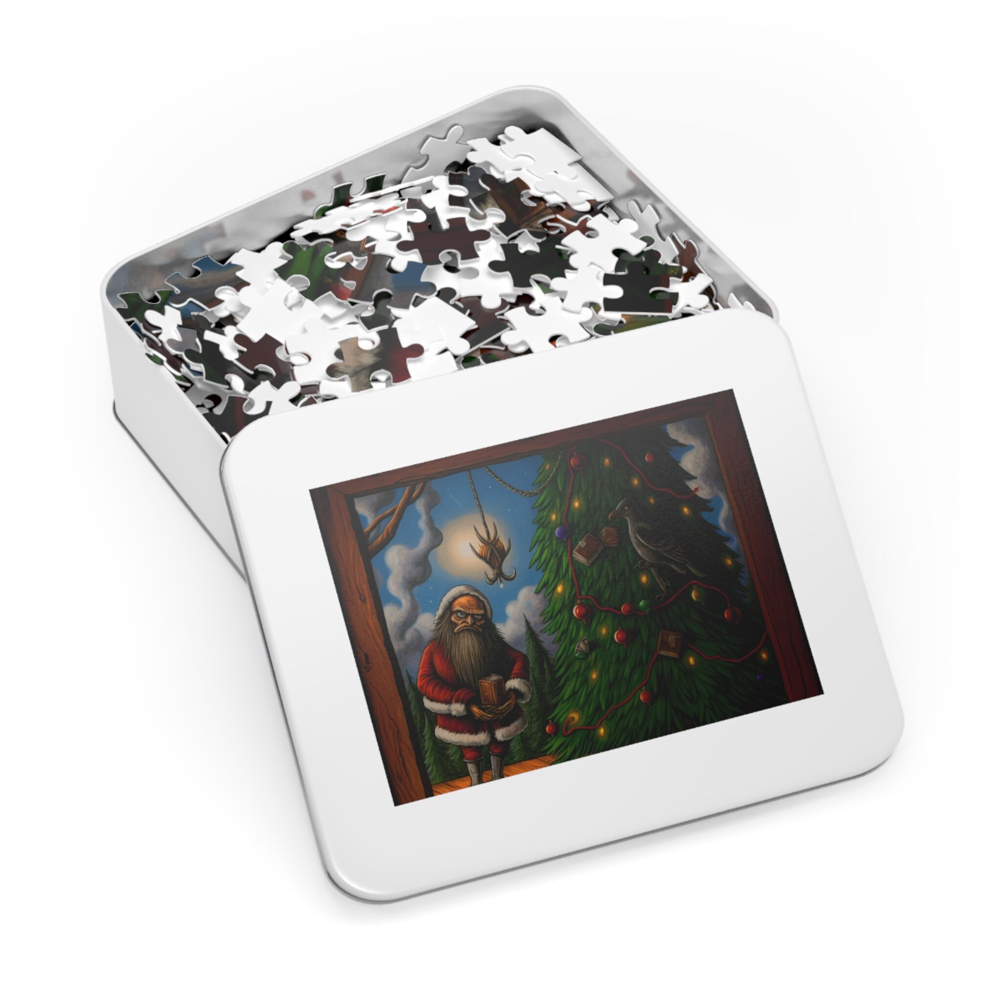 Junkyard Santa Claus Jigsaw Puzzle (252, 500,1000-piece) - Etsy