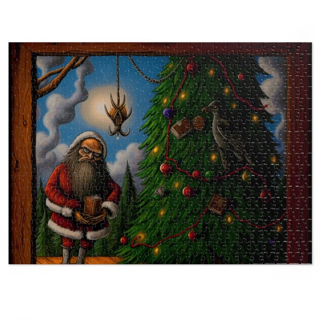 Junkyard Santa Claus Jigsaw Puzzle (252, 500,1000-piece) - Etsy