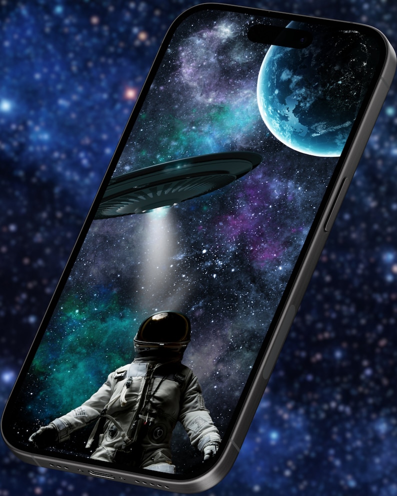 SPACE PHONE WALLPAPER, Ufo, Astronaut, iPhone & Android, Alien, Crazy ...