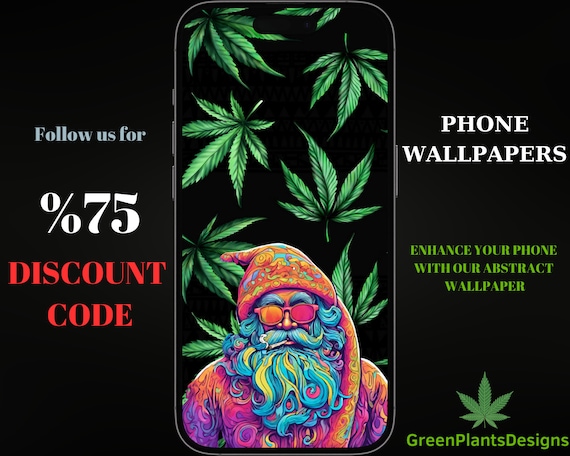 Weed Leaf Background For Iphone