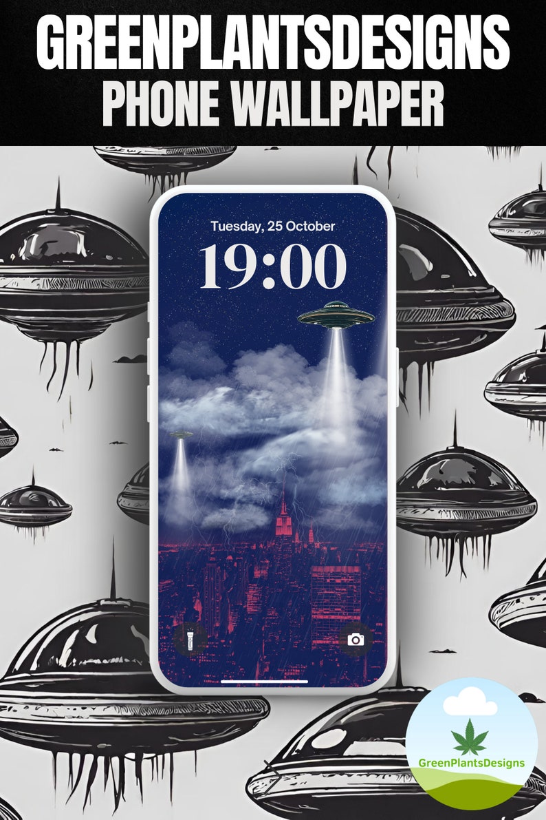 Invasion in New York City. PHONE WALLPAPER, UFO, iPhone & Android ...