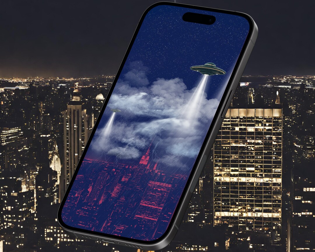 Invasion in New York City. PHONE WALLPAPER, UFO, iPhone & Android ...