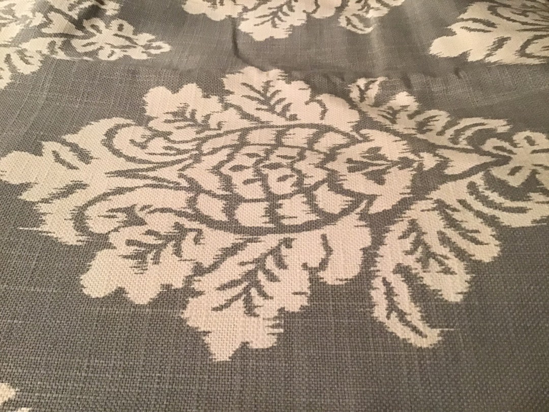 Covington Gray and White Damask Pattern - Etsy