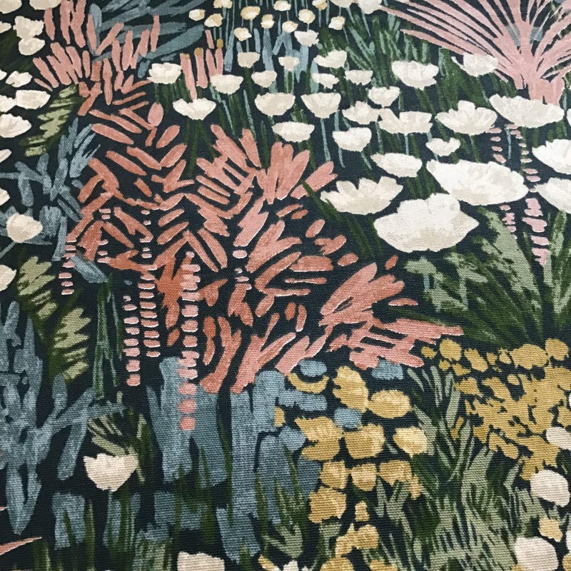 Botanical Fabric - Etsy