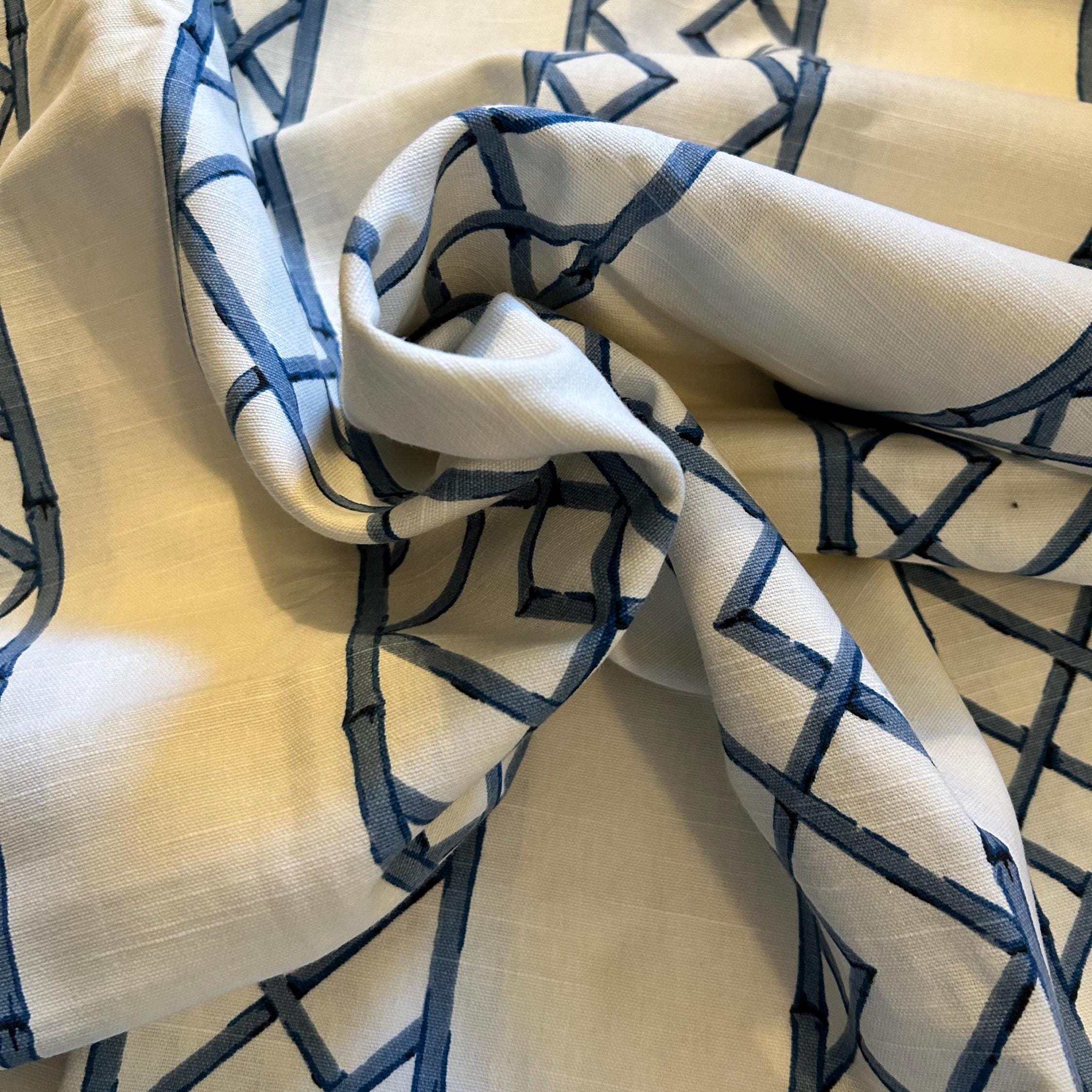 KRAVET CUSTOM PILLOW Cover Lattice Design Linen Textile Asian Theme ...