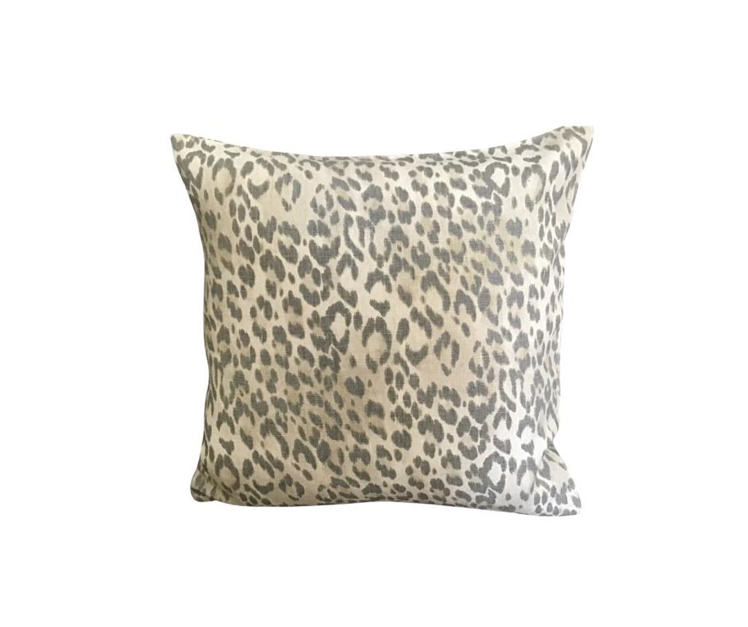 PILLOW COVER COTTON High Quality Novelty Leopard Print Safari Neutral ...