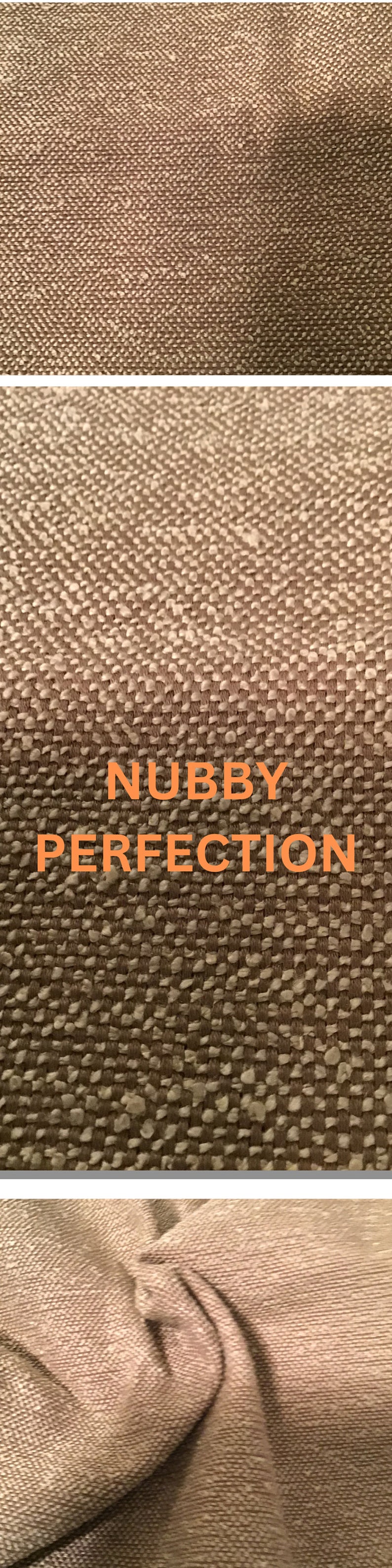 UPHOLSTERY FABRIC TWEED Sheen Sturdy Material Nubby Texture ...