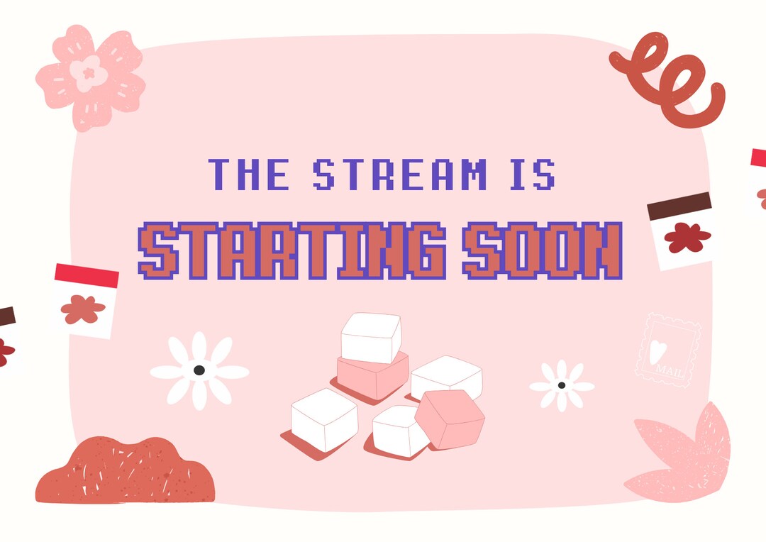 5 Twitch Stream Screens Lofi Overlay Starting Soon Be Back - Etsy