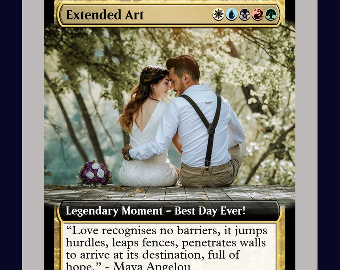 Magic the Gathering Wedding Invite - Etsy