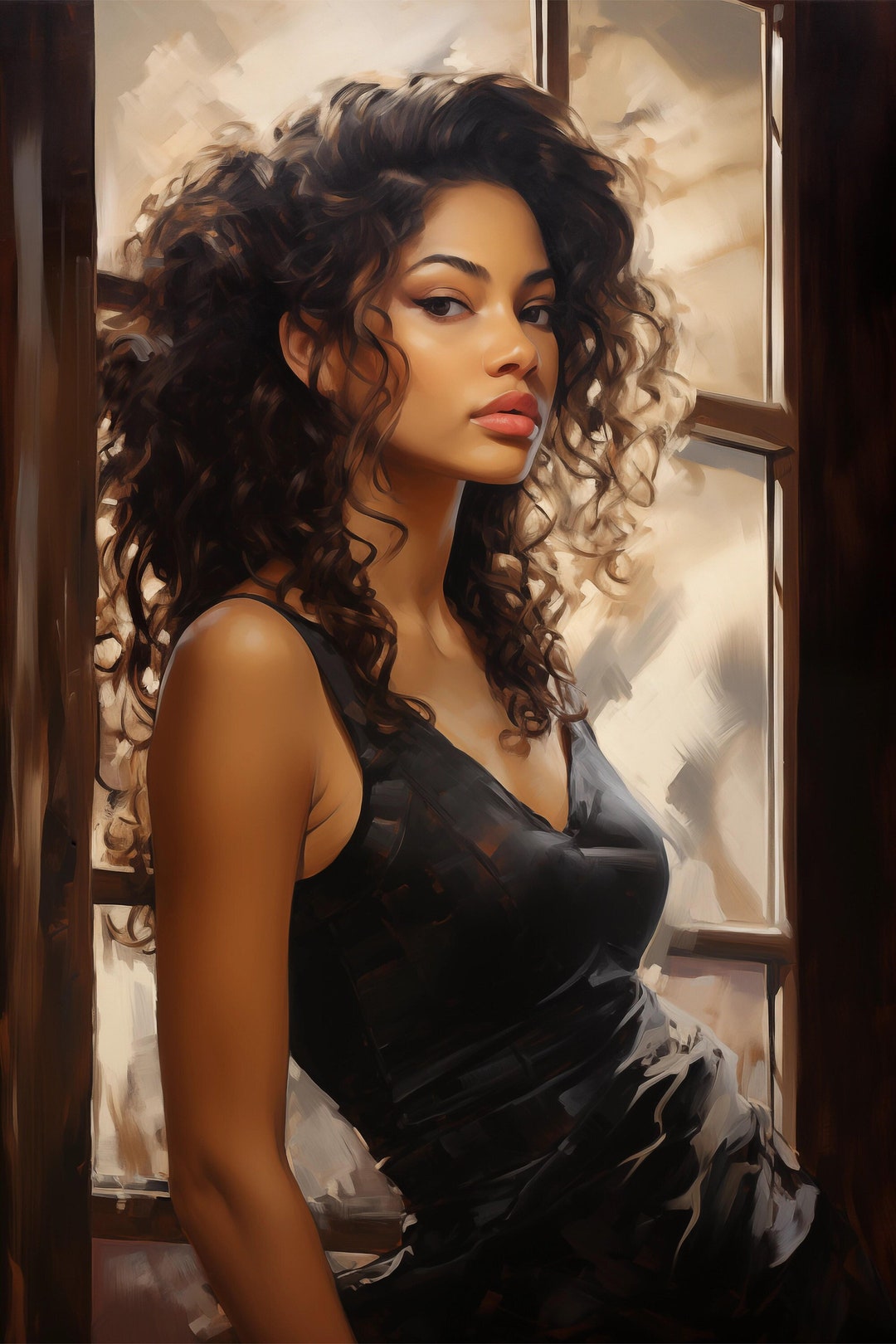 The Damsel Series: Tiana II Digital Print - Etsy