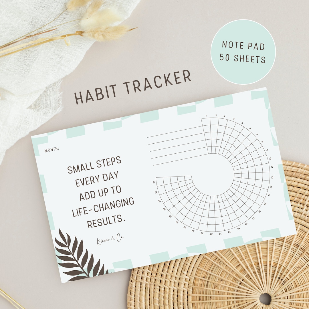 Monthly Goal Sheet, Habit Tracker Daily Routine Checklist Daily Task ...