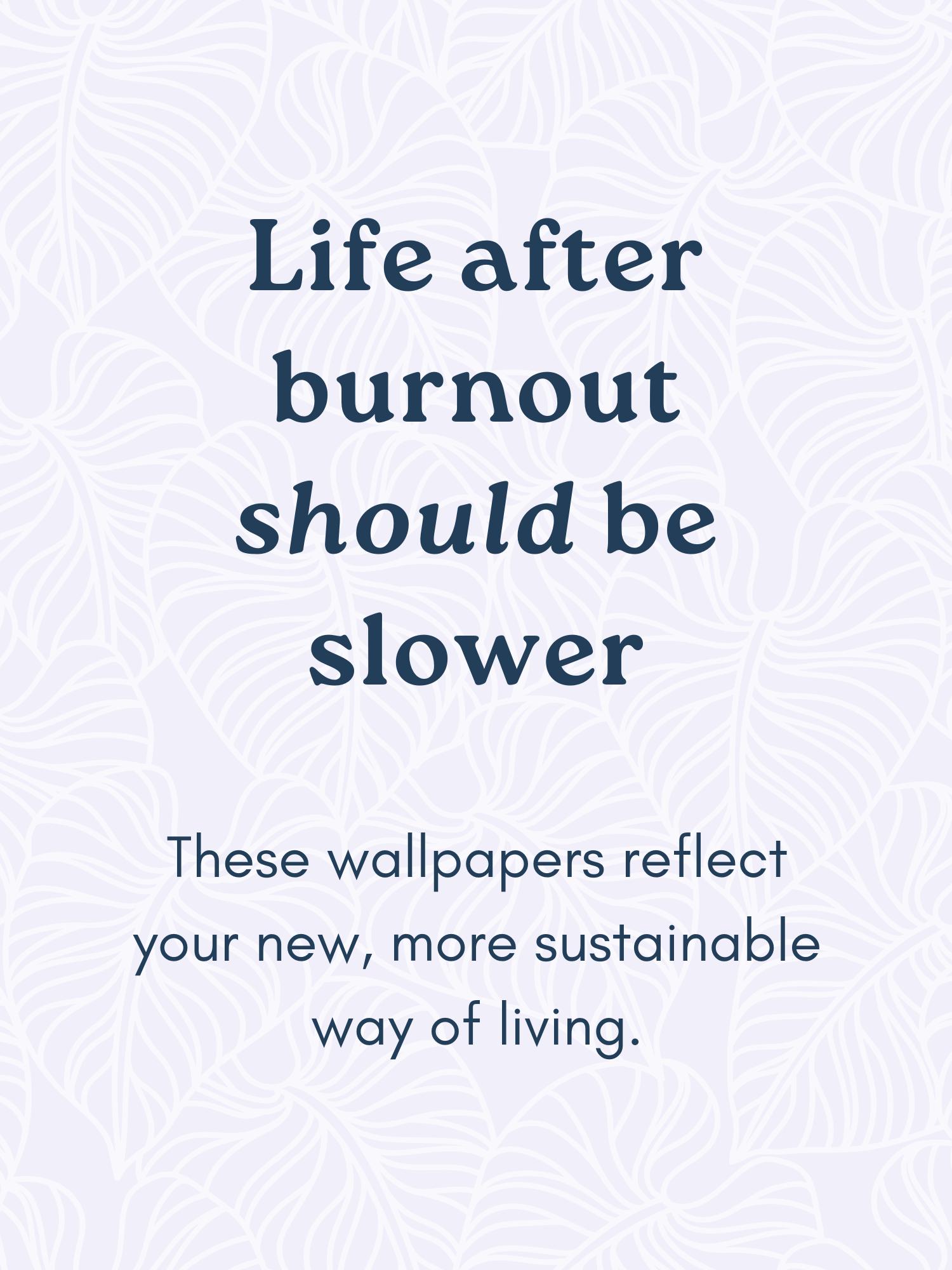 Slow Living Identity Wallpapers | Soft Lavender & Navy Phone ...