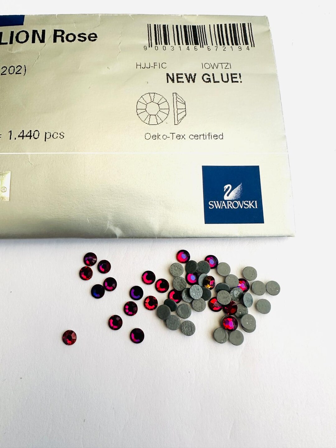 50pcs Swarovski® Crystal Volcano Hotfix Stones Ss16 Rhinestones ...