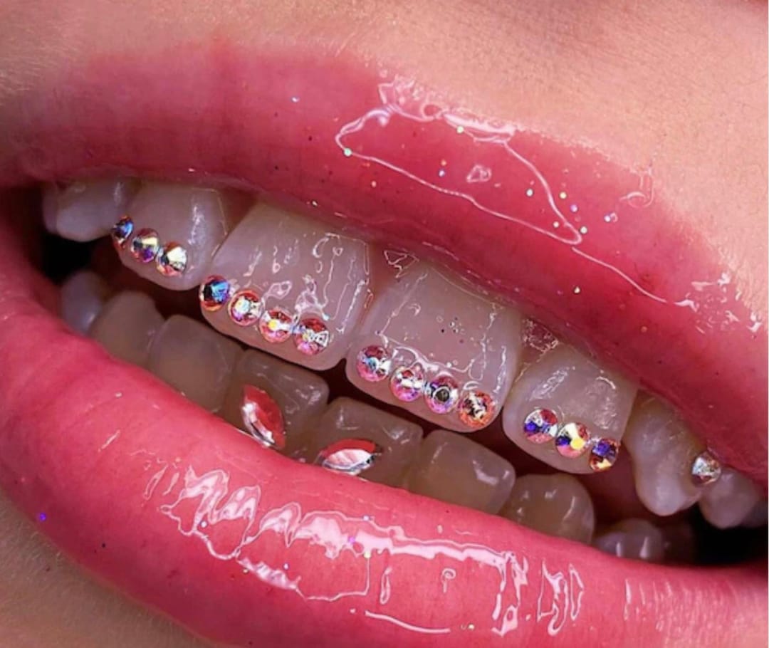 100pcs MIX Tooth Gem Orginal Swarovski® Abcrystal Ss3, Ss4,ss6, Ss8 ...