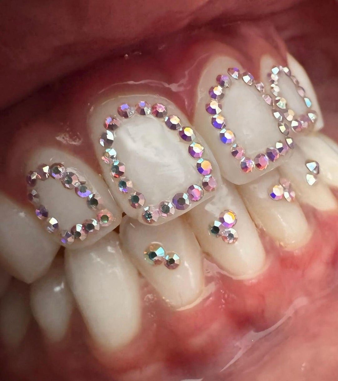 100pcs MIX Tooth Gem Swarovski® Abcrystal Ss3, Ss4,ss6, Ss8 LEAD FREE ...