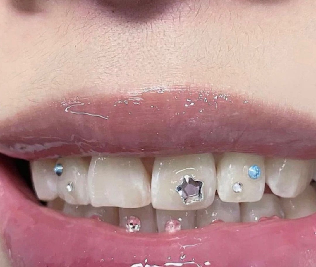 10pcs Tooth Gems Preciosa® Crystal MINI STARS 4mm Non Hotfix Crystal ...