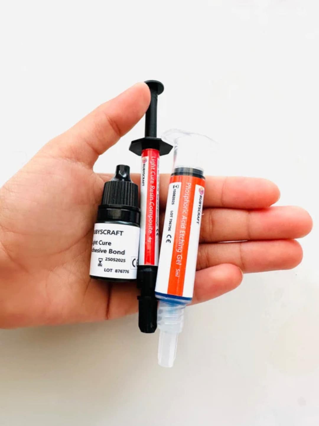 Professional Tooth Gem Adhesive Glue Kit RUBYSCRAFT With UV Glue, Gel ...