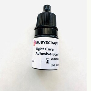 RUBYSCRAFT Light Cure Adhesive Bond 1pc or 2pcs Tooth Gems Bonding 3ml ...