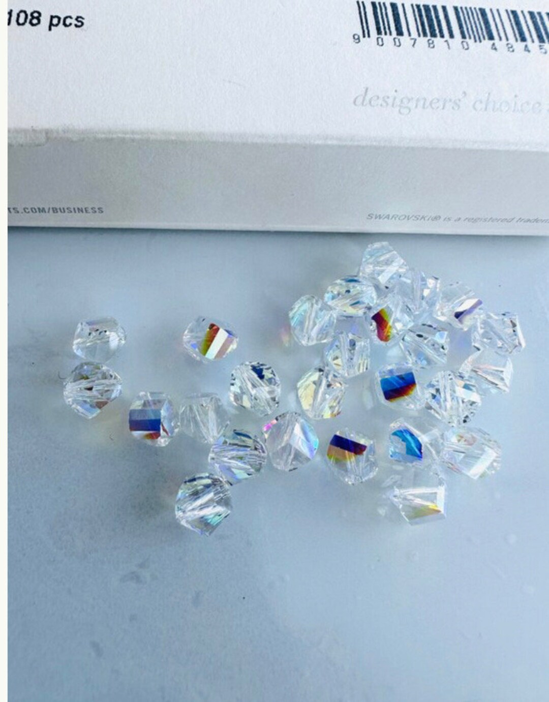 6pcs Original Swarovski® AB Crystal 8mm Helix Bead Ref :5020 - Etsy