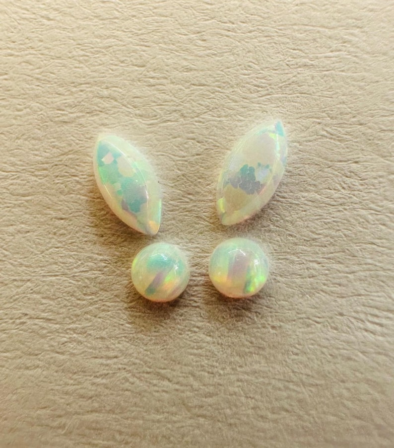 4pc Opal Tooth Gem Opal ® Shine Butterfly Wings Set Lead Free 2pcs ...
