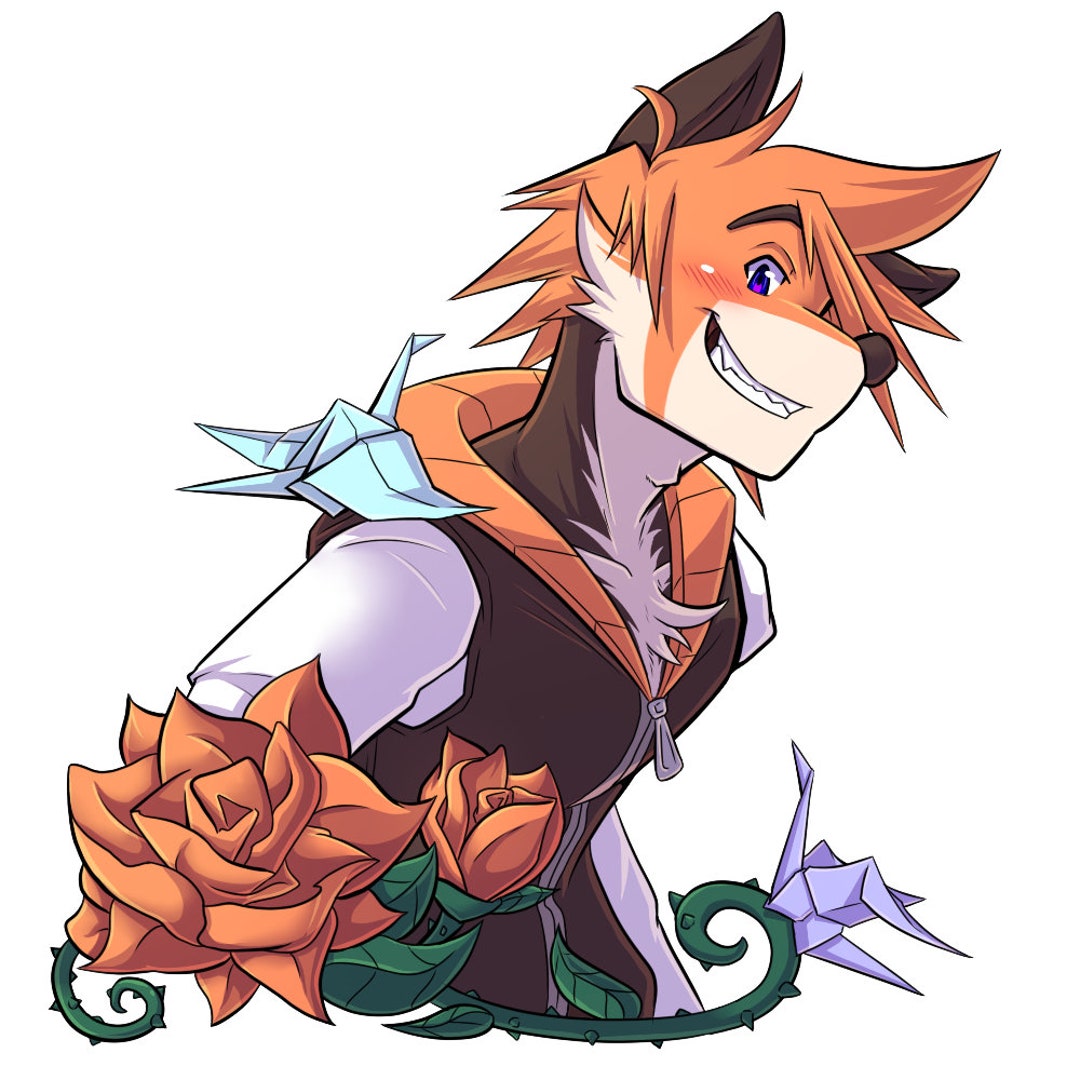 Owen Flower Sticker - Etsy