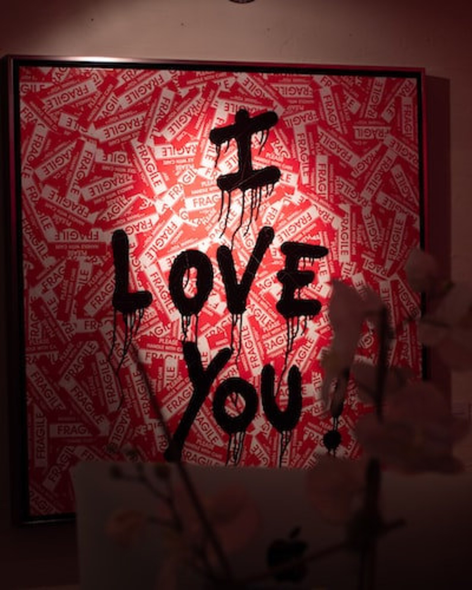 Fragile Love Original Pop Art Painting on Canvas - Etsy