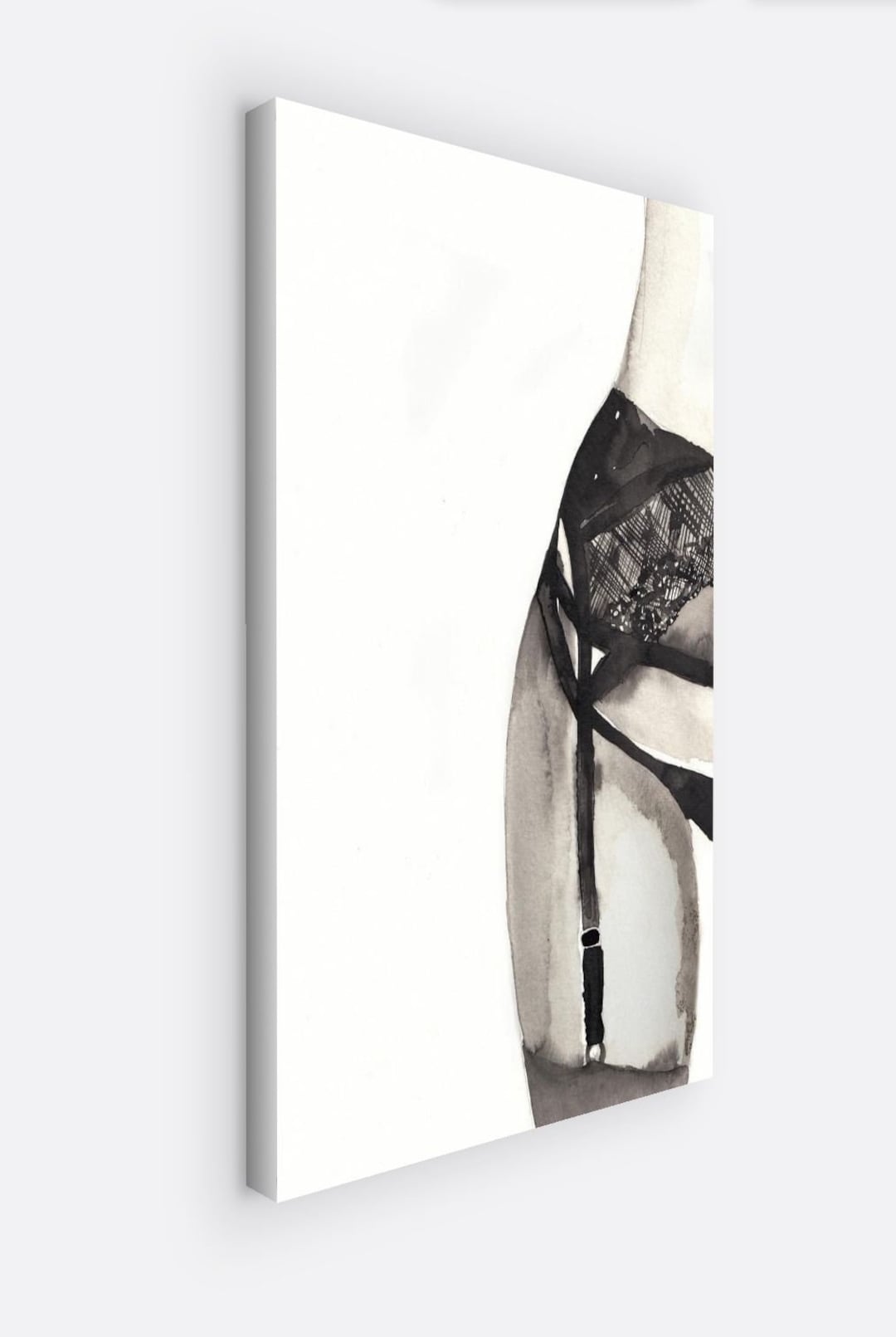 Girl Lingerie Painting on Canvas Couple Gift Present - Etsy