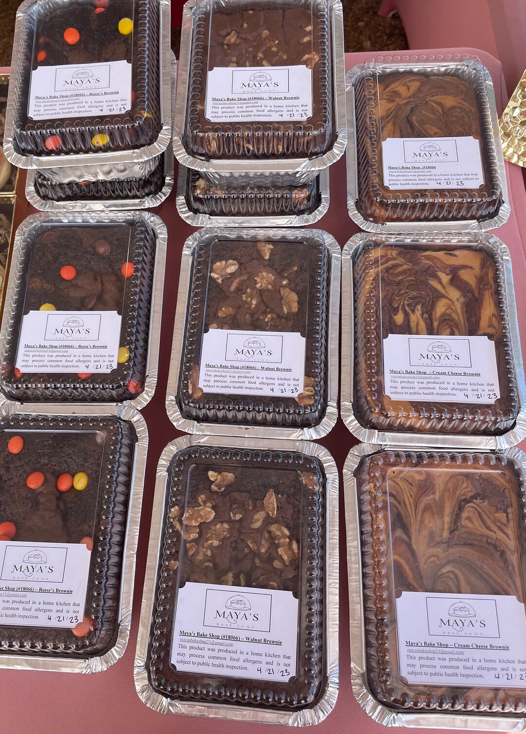 Maya's Fudge Brownies 12oz - Etsy