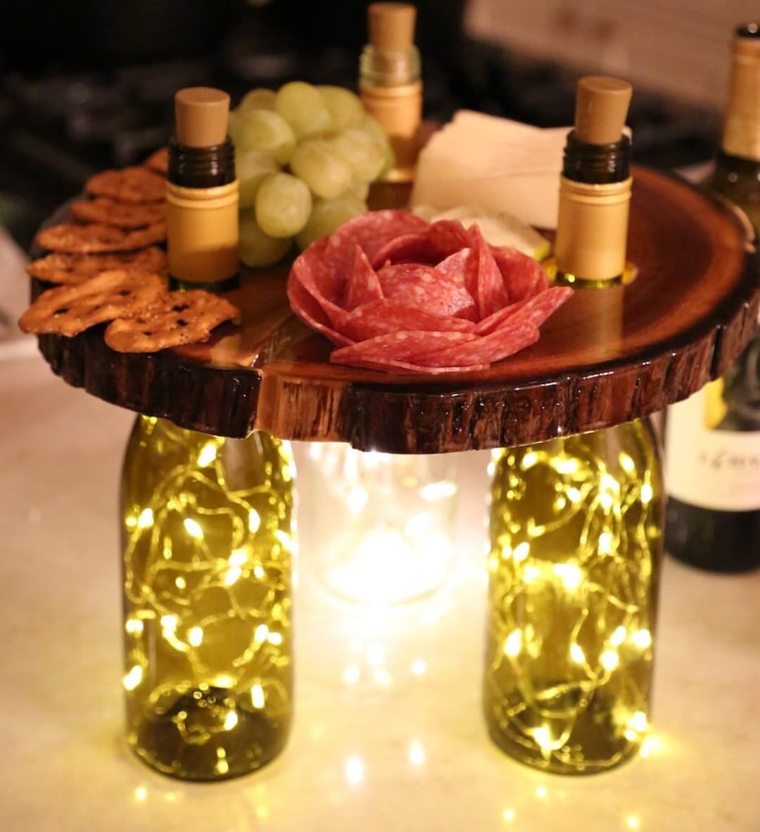 Wine Bottle Charcuterie Boards - Etsy