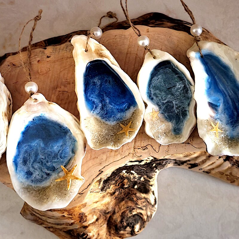 Oyster Shell Ornaments - Etsy