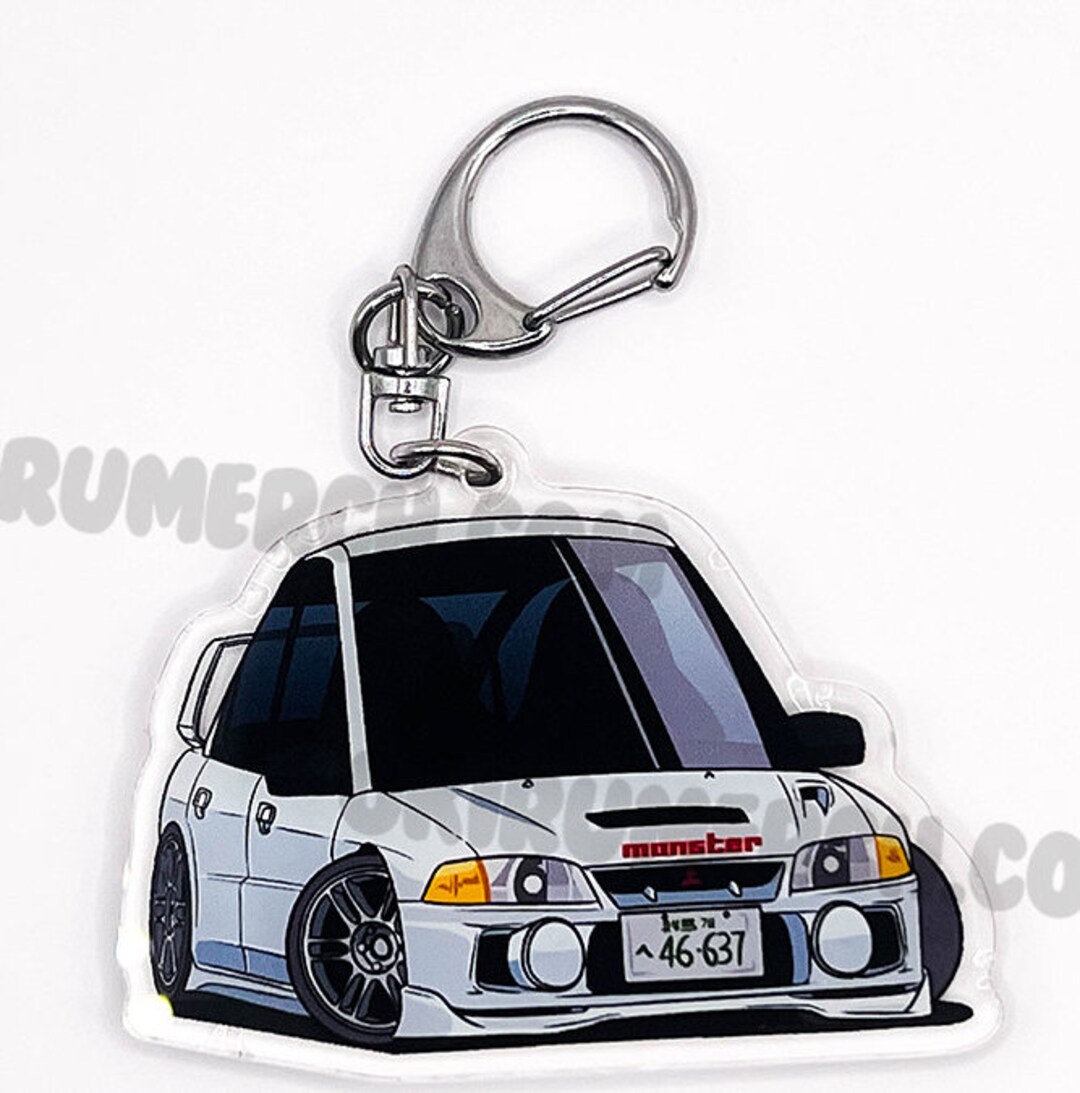 Initial D Lancer Evolution IV RS Keychain - Etsy