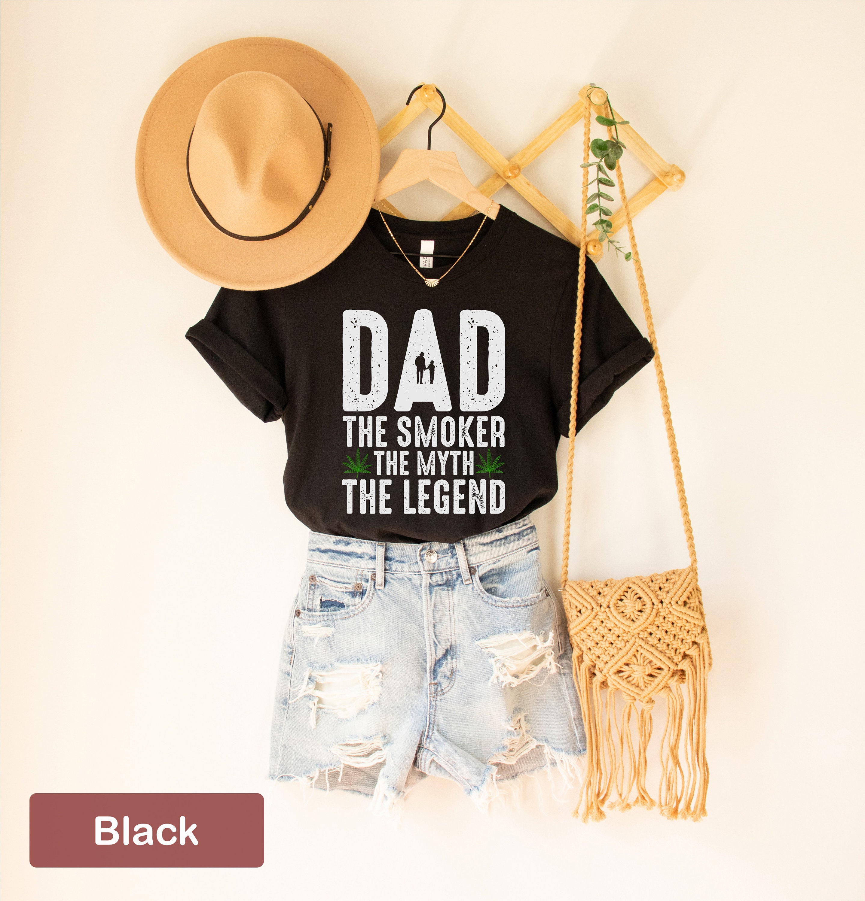 Weed Cannabis Shirt for Dad, Funny Marijuana Gifts for Stoner Dad, the ...