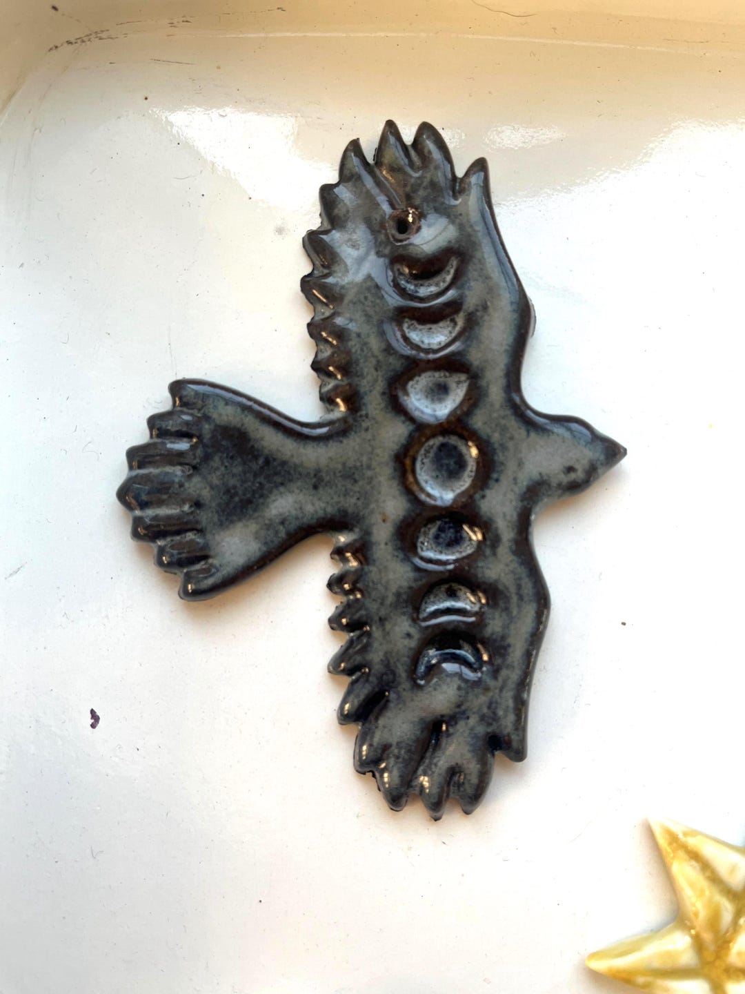 Raven Moon Phase Ornament - Etsy