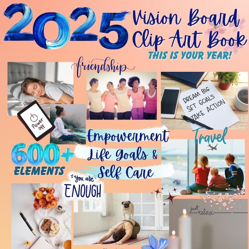 Teen Vision Board Template - Etsy