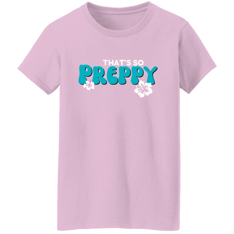 Preppy Tee Shirt With a Palm Puff Vibe. Tween and Teens Love Preppy ...