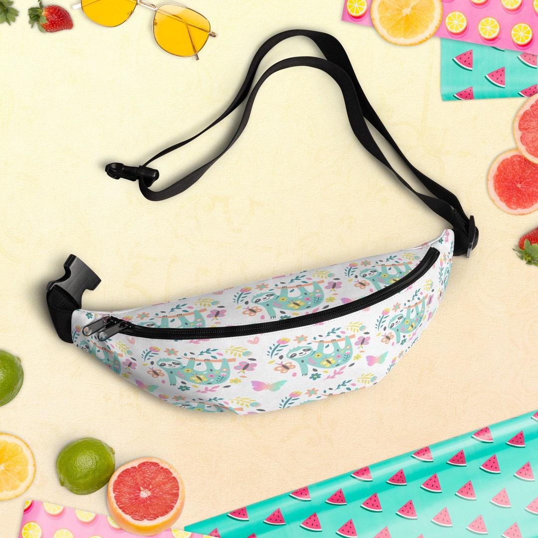 Unique Sloth Themed Belt Bag/fanny Pack - Etsy
