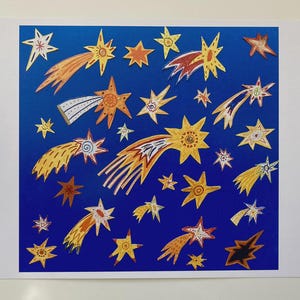 Wish Upon a Shooting Star Print A4 Print - Etsy