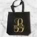 Personalized Canvas Tote Bag: Split Monogram Bridal Gift, Bridesmaid ...