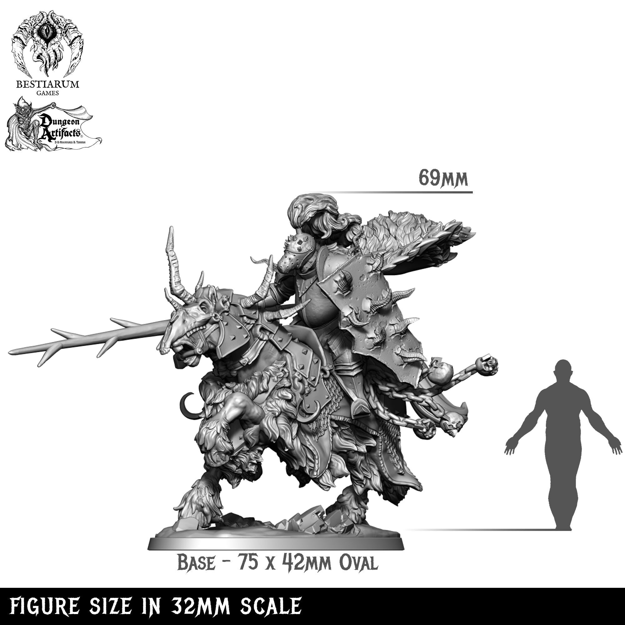 Beastsworn Marauders Knights of the Beast Bestiarum Miniatures D&D ...