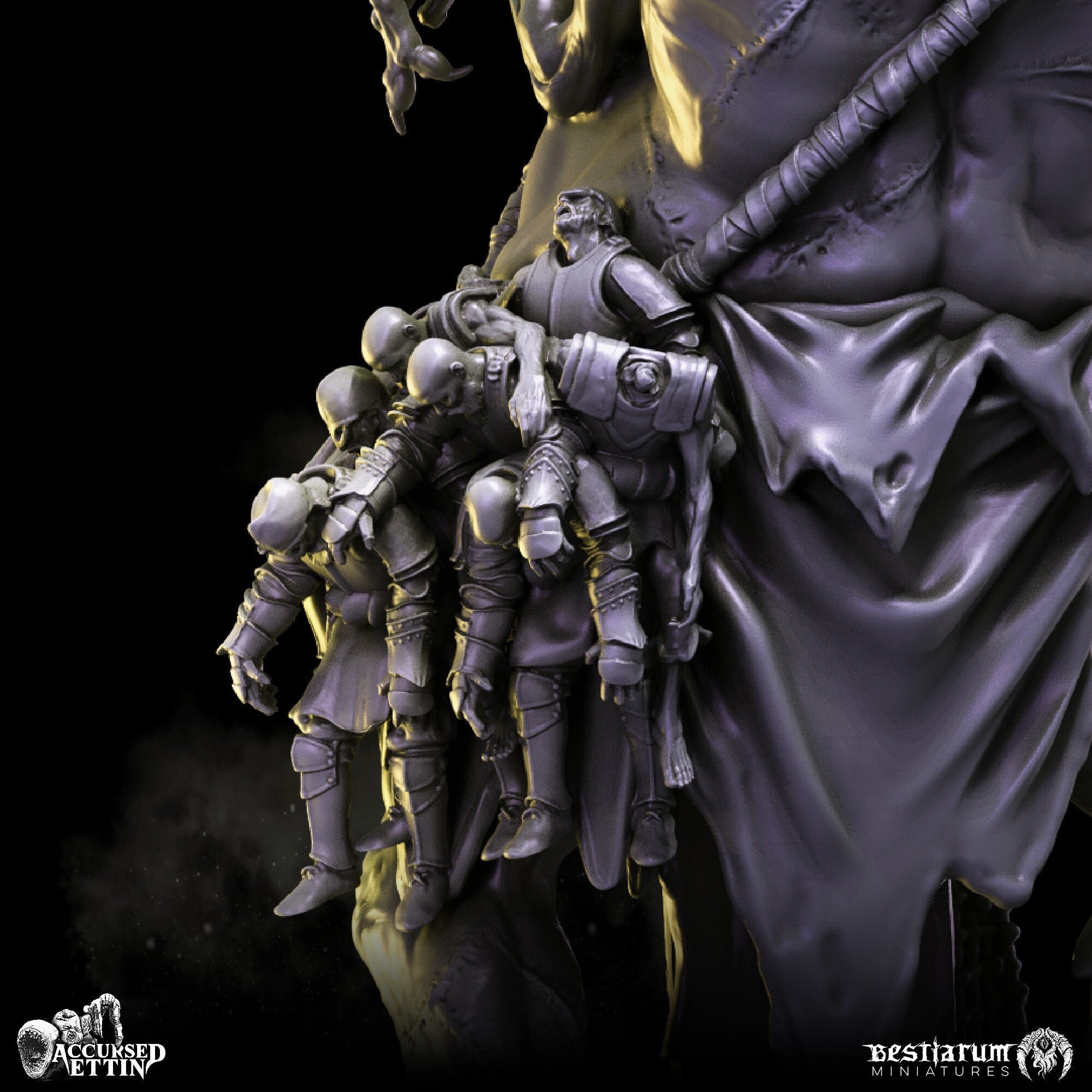 Ettin 1 Accursed Ettin Bestiarum Miniatures D&D Wargaming Dnd - Etsy