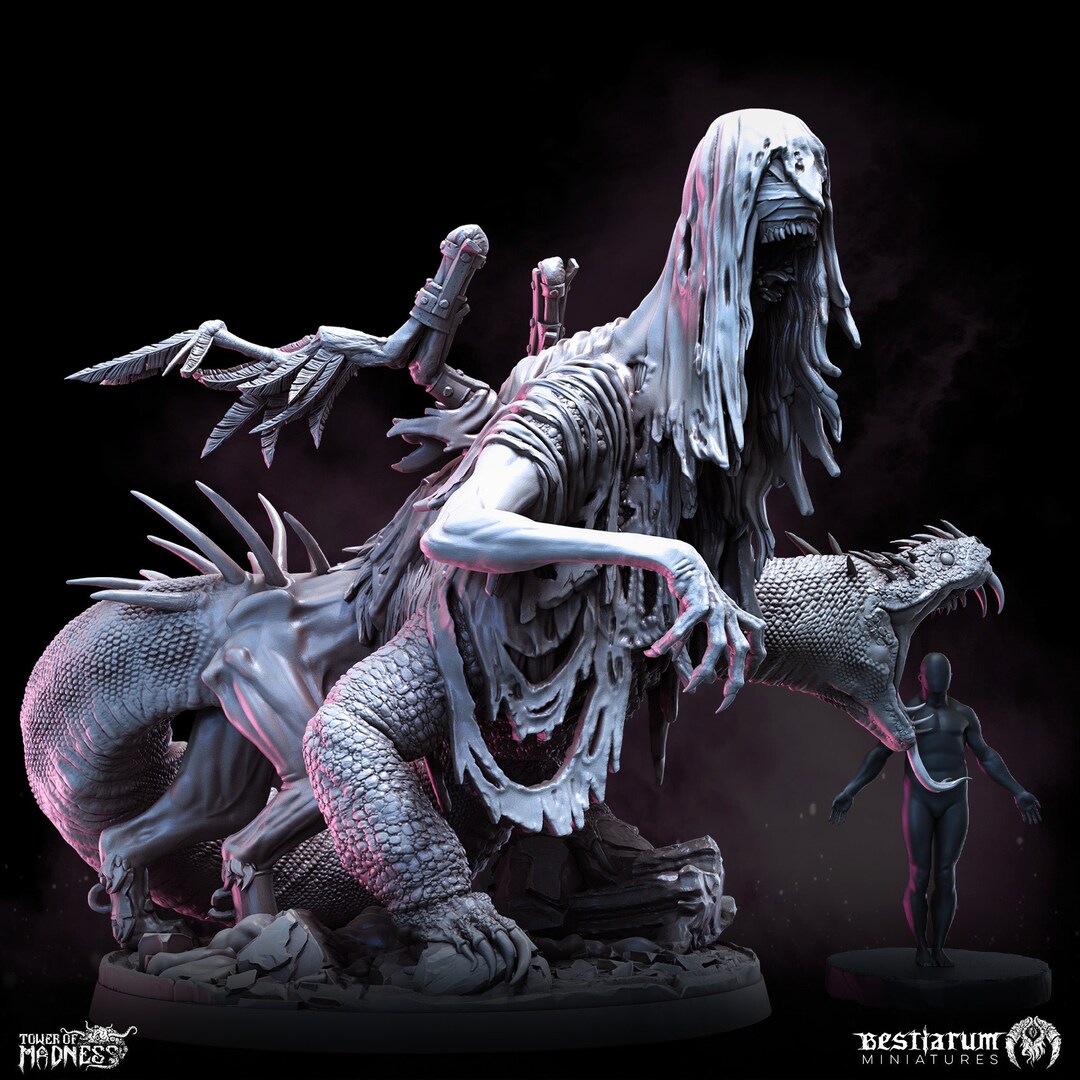 Nightmare Chimera Tower of Madness Bestiarum Miniatures D&D Wargaming ...
