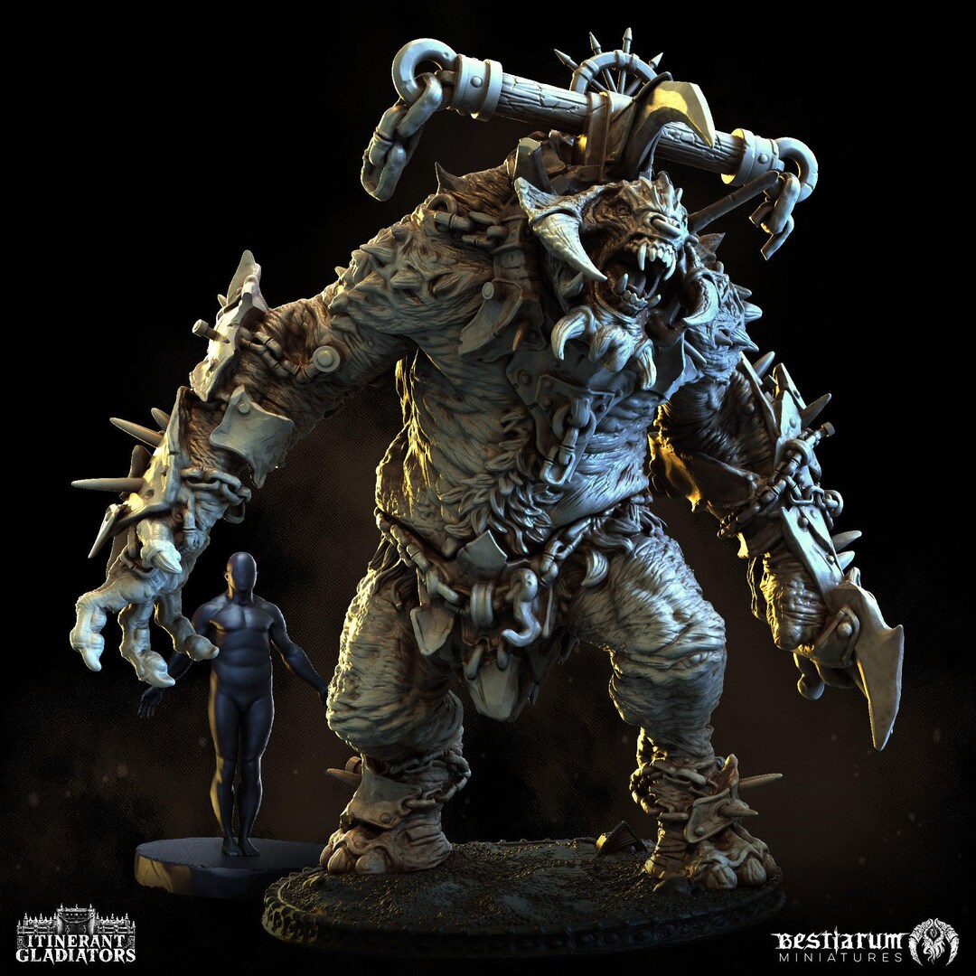 Taurus - the Giant Beast | the Wilds | Bestiarum | Miniatures D&D ...