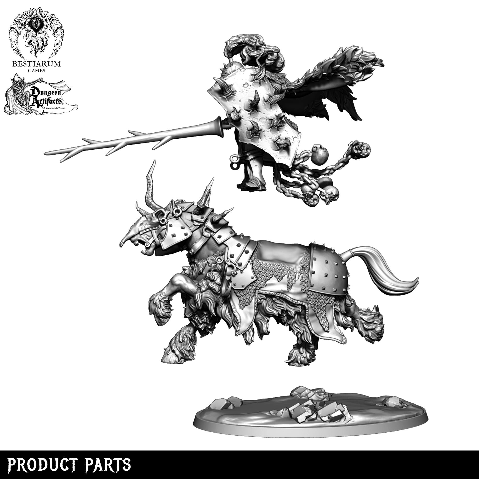 Beastsworn Marauders Knights of the Beast Bestiarum Miniatures D&D ...