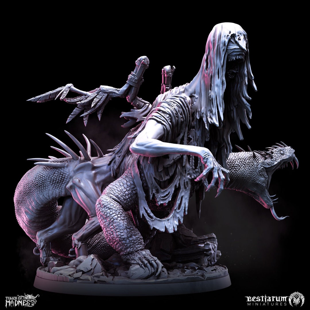 Nightmare Chimera Tower of Madness Bestiarum Miniatures D&D Wargaming ...