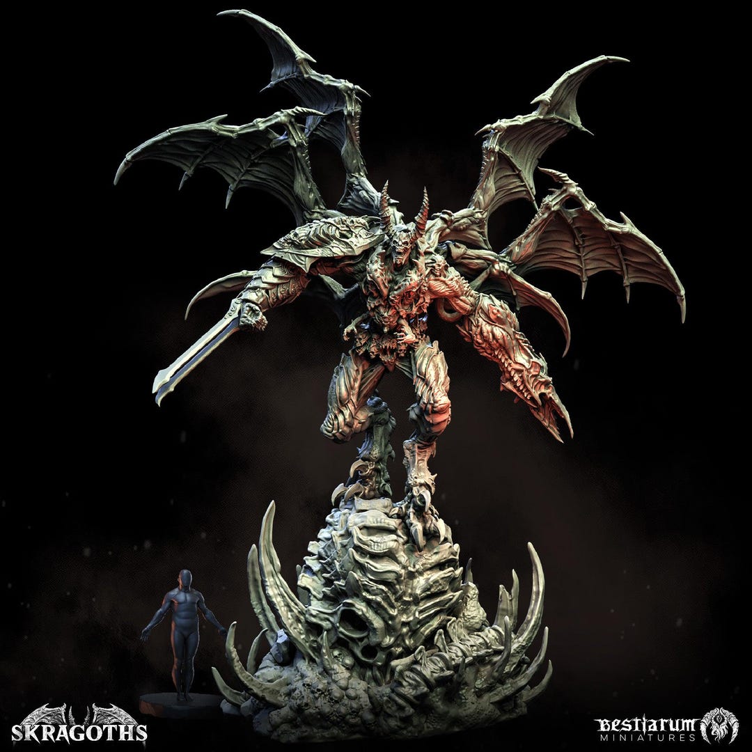 Skragoth Overlord | Hellspawn | Bestiarum | Miniatures D&D Wargaming ...