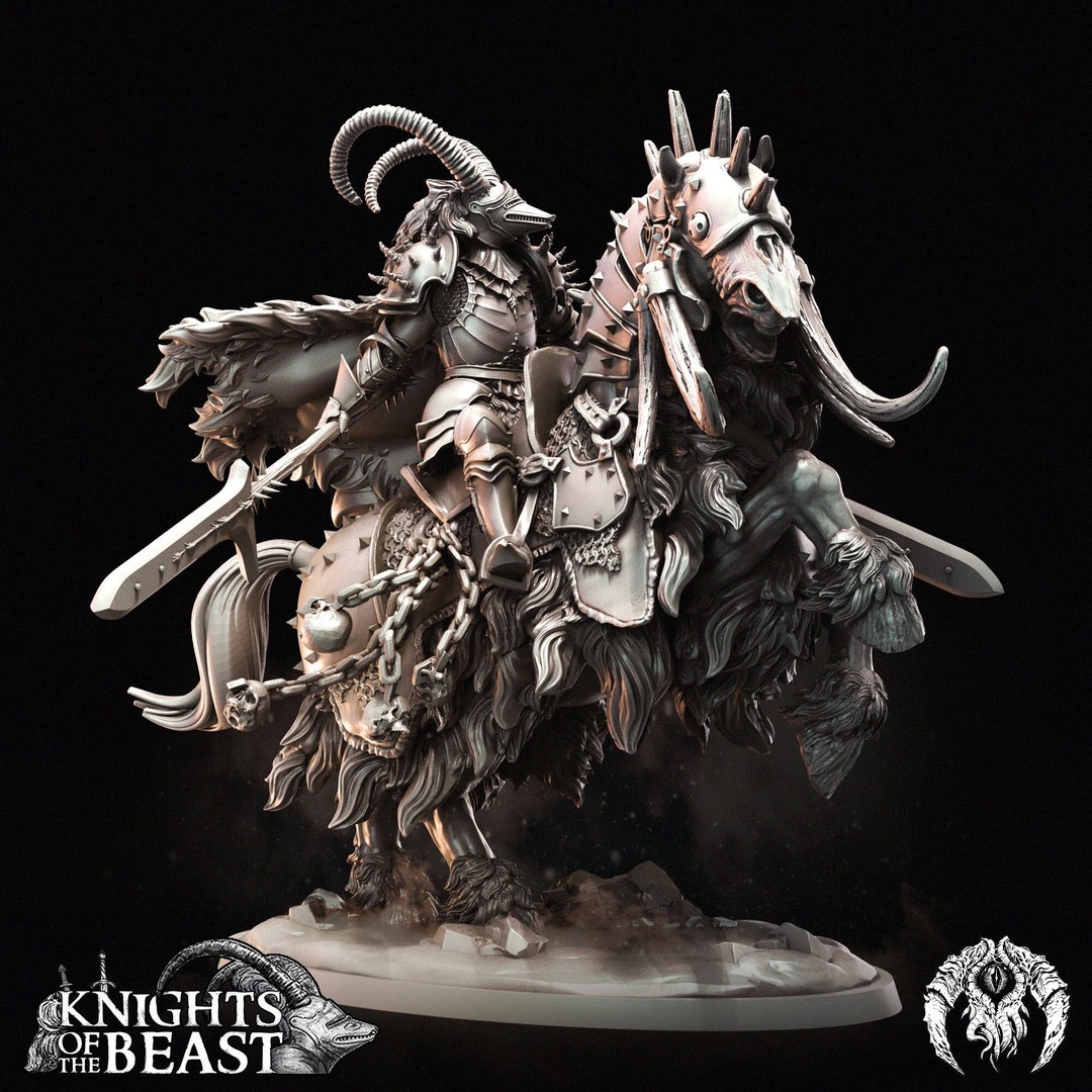 Marauder Lieutenant Knights of the Beast Bestiarum Miniatures D&D ...