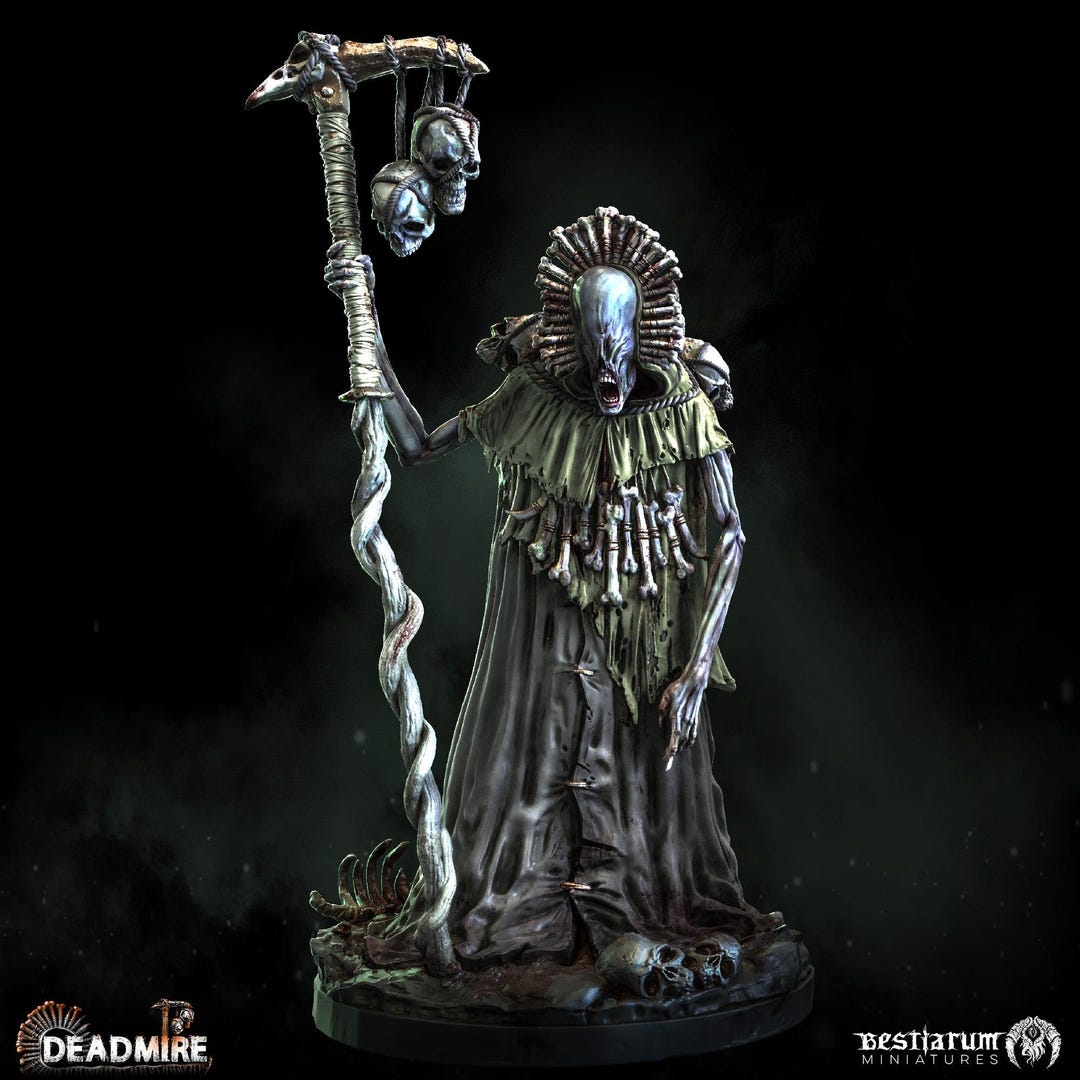 Dread Necromancer | Deadmire | Bestiarum | Miniatures D&D Wargaming Dnd ...
