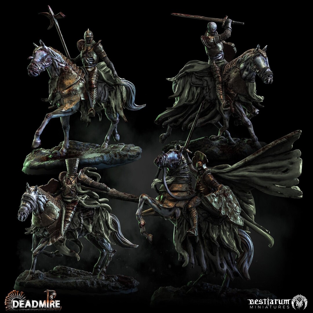 Dread Horsemen Deadmire Bestiarum Miniatures D&D Wargaming Dnd - Etsy ...
