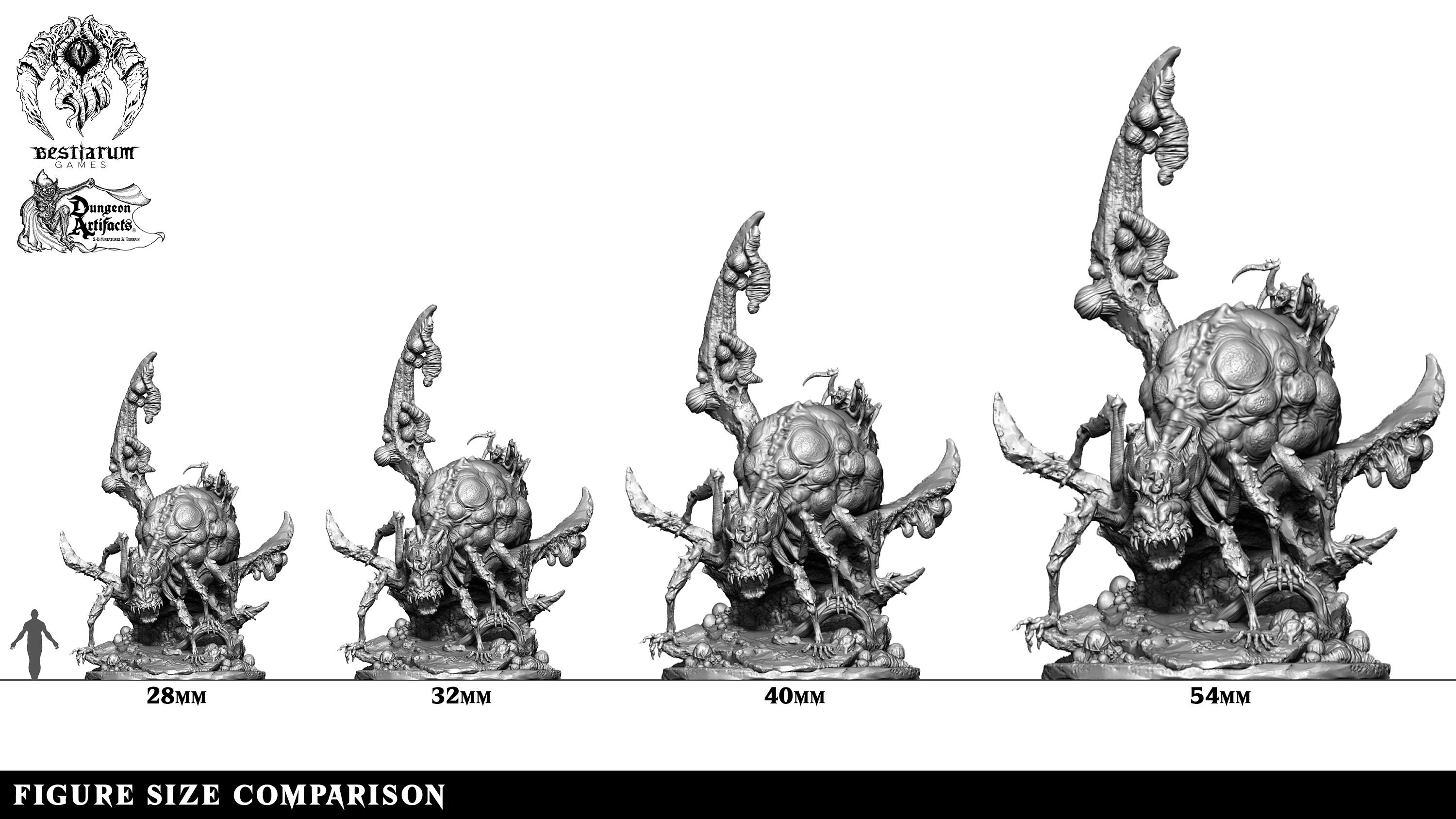 Remade Broodmother the Remade Bestiarum Miniatures Wargaming Dnd - Etsy