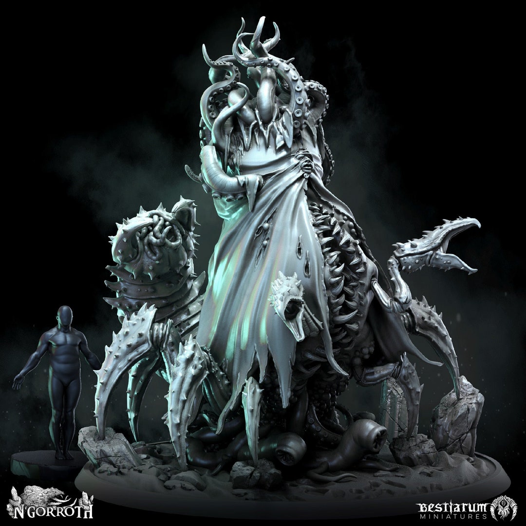 Zhathogga the N'gorroth Bestiarum Miniatures D&D Wargaming Dnd - Etsy